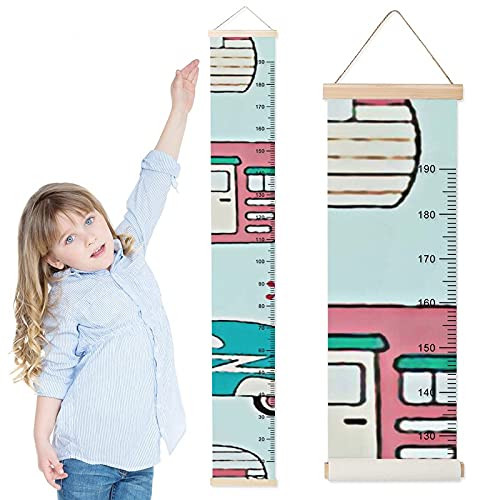 Kids Growth Chart Transportation-Draw Children Height Measurement Ruler ...