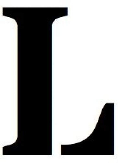 18x24 Large Letter Stencil From 4 Ply Mat Board Stardos Font Letter L
