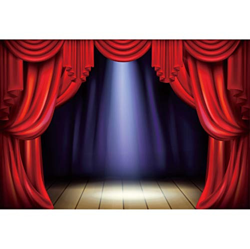 DORCEV 5x3ft Theater Stage Backdrop Talent Show Stage Photography ...