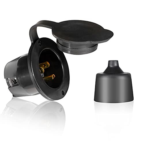 Flanged Inlet 15 Amp 125V Flanged Male Power Inlet Receptacle with ...