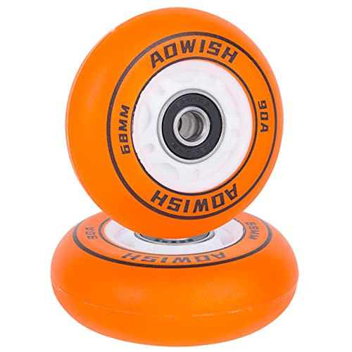 AOWISH Light Up Mini Ripstik Wheels 68mm LED Flash Ripster Wheels 90A ...