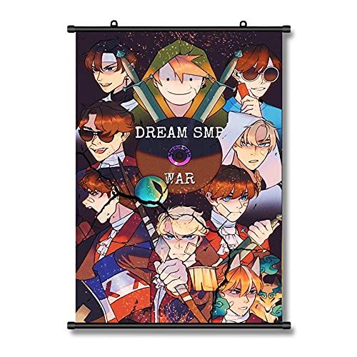 Dream Smp Poster Dream Smp Room Decor Wall Scroll Poster Smp Merch ...