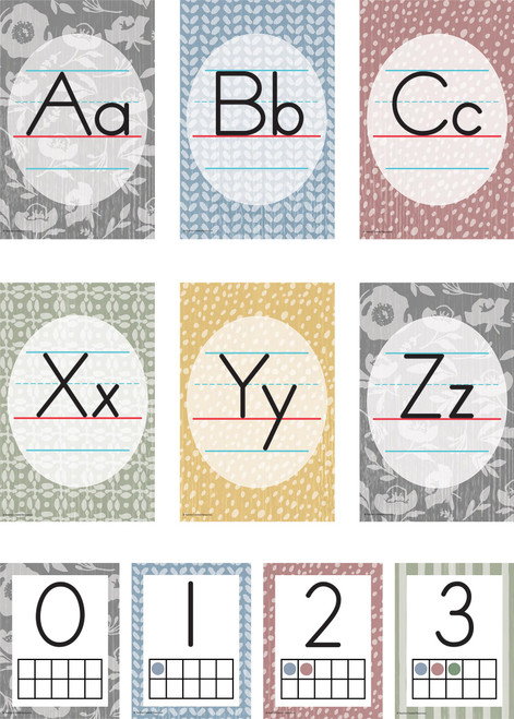 Teacher Created Resources Classroom Cottage Alphabet Bulletin Board ...