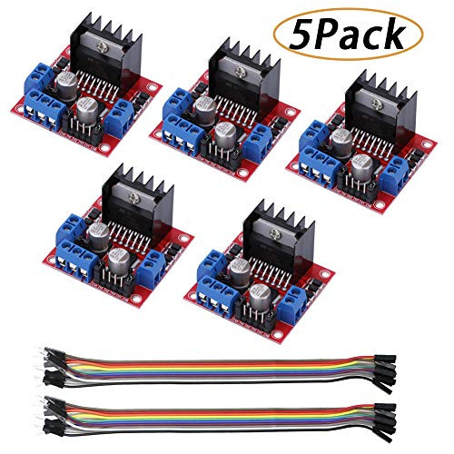 L298N Motor Driver Controller Board Module Stepper Motor DC Dual H-Bridge for Arduino Smart Car ...