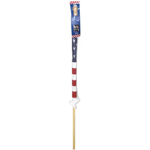 Flag Zone Poly Cotton US Flag Banner W/1 Piece 5 Foot Wood Pole 2 ...