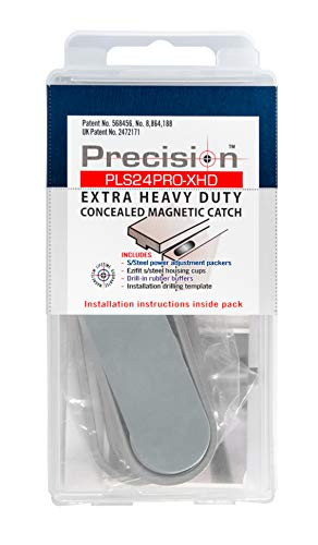 Precision Lock PLS24PRO-XHD Concealed Magnetic Catch, Stainless Steel ...