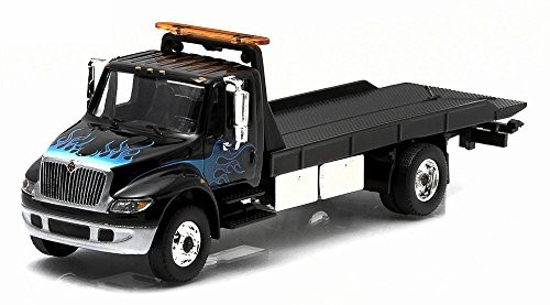 2013 International Durastar 4400 Flatbed Rollback Truck, Black ...