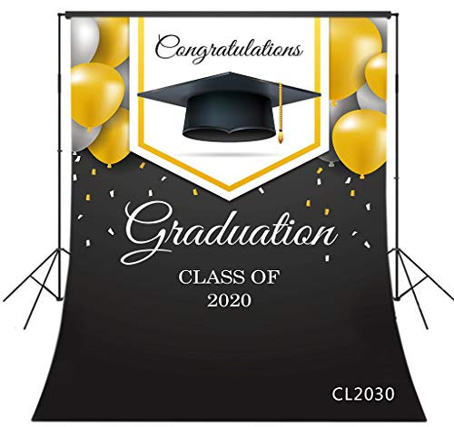 LB 5x7ft Graduation Backdrop Class of 2020 Congrats Grad Backdrops for ...