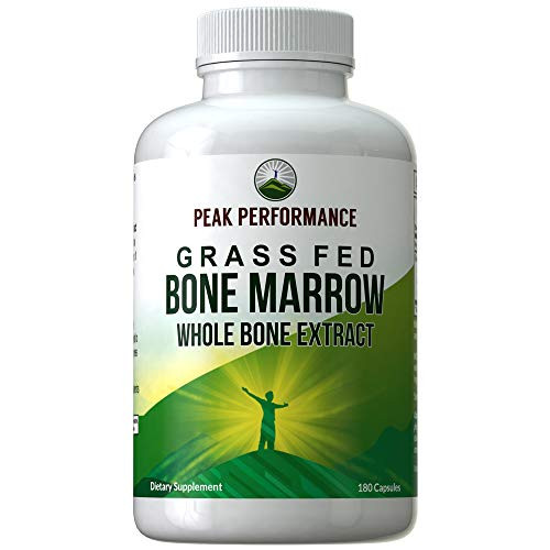 Grass Fed Bone Marrow Whole Bone Extract Supplement 180 Capsules by ...