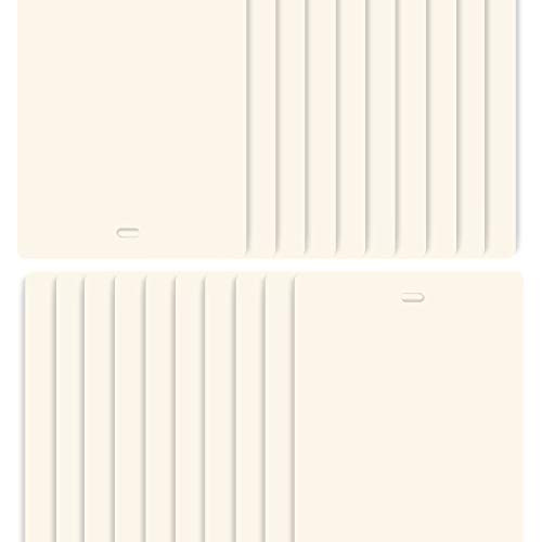 DALIX PVC Vertical Blind Replacement Slats Curved Smooth Ivory 82 5 x 3 ...