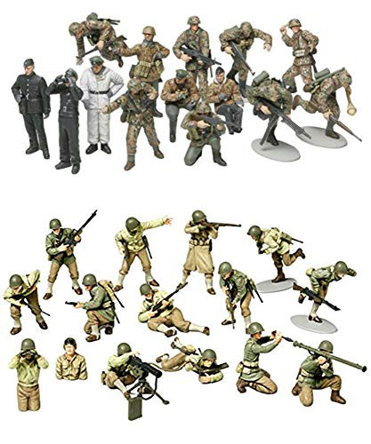 2 Sets of Tamiya Military Assembly Models WW2 Infantry US Army and ...