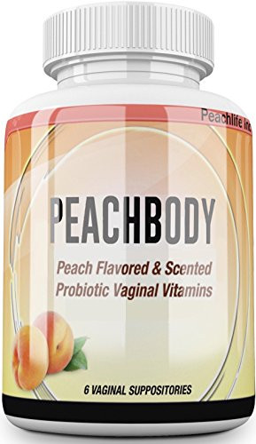 Natural Vegan Peach Flavored Probiotic Vaginal Suppositories - Support ...
