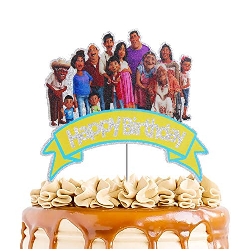 Glitter Coco Cake Topper Movie CoCo Figures Happy Birthday Cake ...