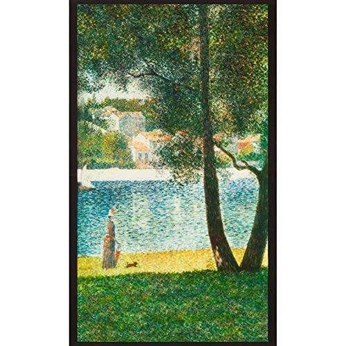Robert Kaufman Kaufman Seurat Tree Lake 24 Panel Fabric Nature ...