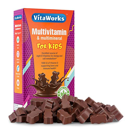 VitaWorks Multivitamins for Kids Chocolate Vitamin Chew GMO-Free Great ...