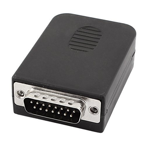 uxcell DB15 D-SUB VGA 15Pin Male Connector Terminal Breakout Board 2 ...