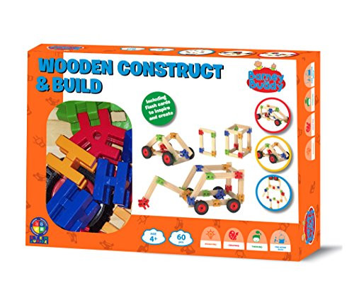 Barney & Buddy BA056 Wooden Construct & Build Box Set Childs Bath Toy ...