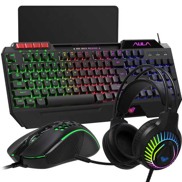 LVL Up Pro Gaming Mouse, Keyboard, and Headset Bundle LU745 | Gaming ...