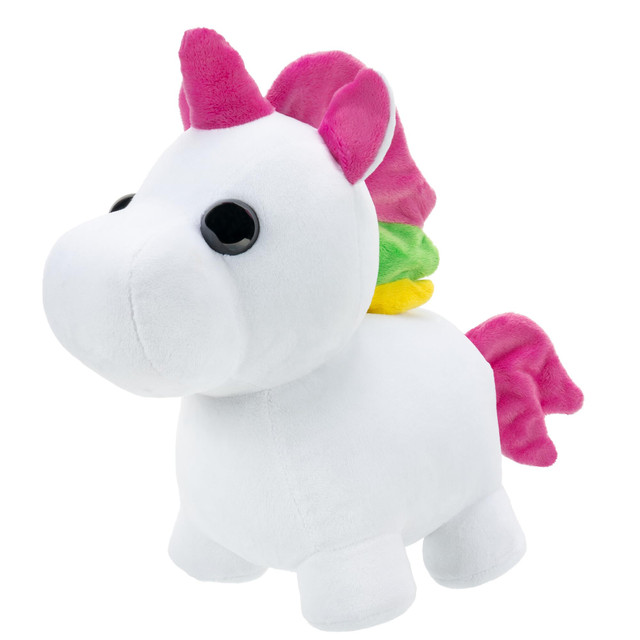 Adopt Me! Neon Unicorn Light-Up Plush - Soft and Cuddly - Three Light ...