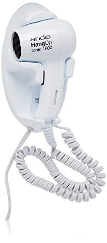 Andis 30760 1600 Watt Quiet Ionic Hang Up Wall Mounted Hair Dryer With ...