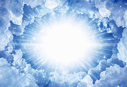 DaShan 10x8ft Heaven Holy Light Christian Backdrop for Church God Bless ...