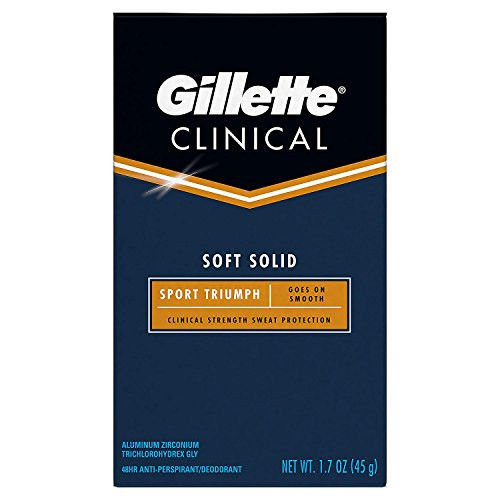Gillette Clinical Strength Sport Triumph Odor Protection Soft Solid ...