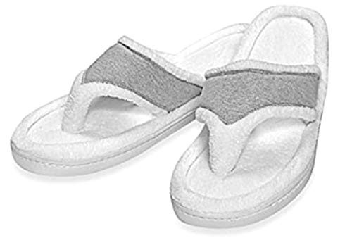 Elizabeth Arden Ultimate Spa Memory Foam Slippers Small Grey ...