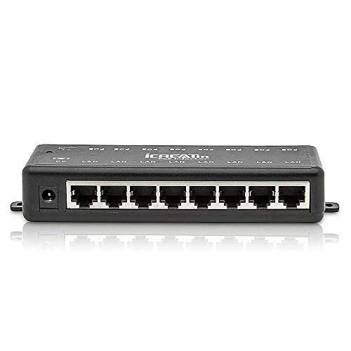 WT-GPOE-8 Multi Port Gigabit PoE Injector with 8 Ports for Power and ...