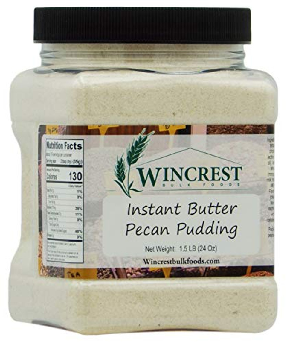 Butter Pecan Instant Pudding Mix 15 24 Oz Tub Warehousesoverstock