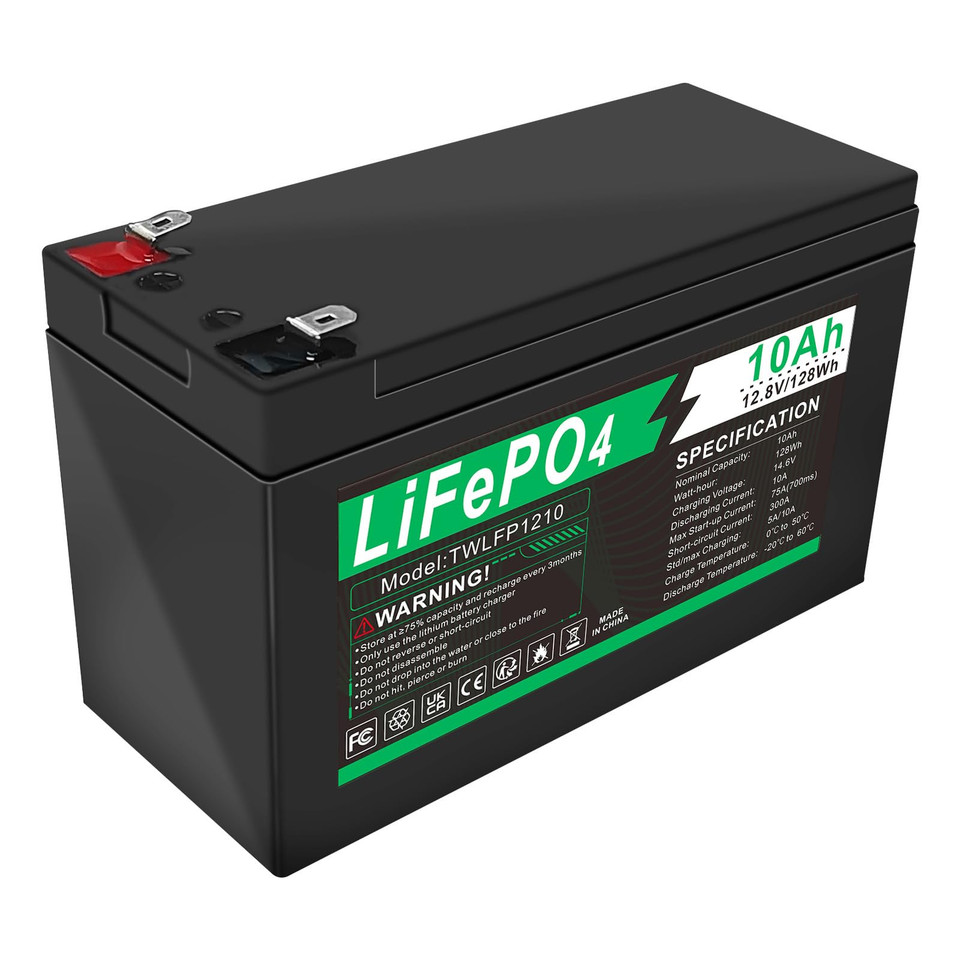 ECI Power 12V 5Ah Lithium LiFePO4 Deep Cycle Rechargeable Battery ...