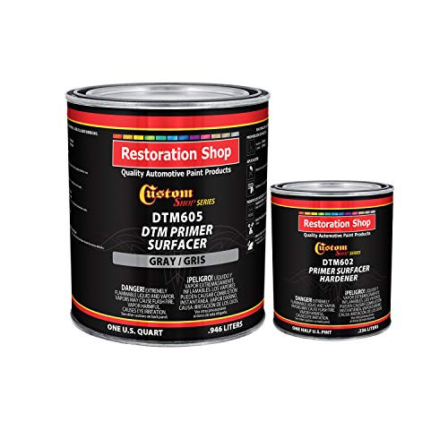 Custom Shop - Black Epoxy Primer/Sealer 2.1 VOC (1/2 Gallon Kit) Anti ...