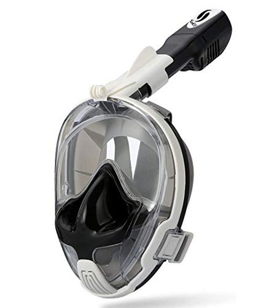 Easy Breathe Snorkel Mask Full Face with Detachable Breathing Tube 180 ...