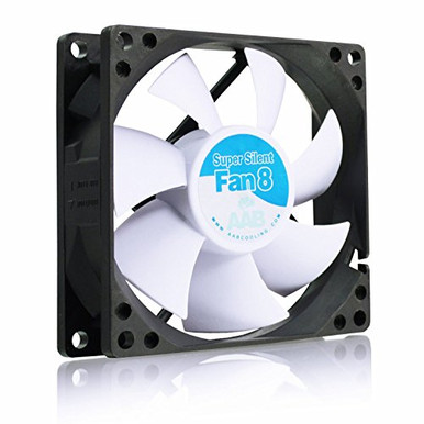 AAB Cooling Super Silent Fan 8 - Silent and Efficient 80mm Fan with 4 ...
