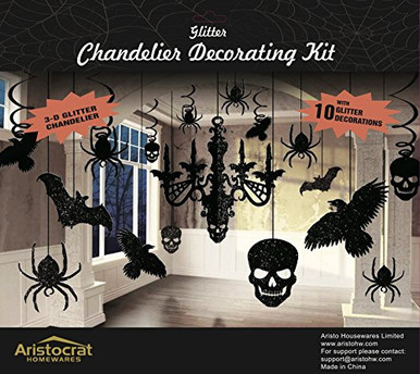Premium Halloween Haunted House Chandelier Decoration Swirl to Hang ...