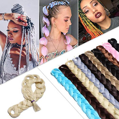 41 Inch Super Long Jumbo Box Braids Hair Extensions Japanese Synthetic ...