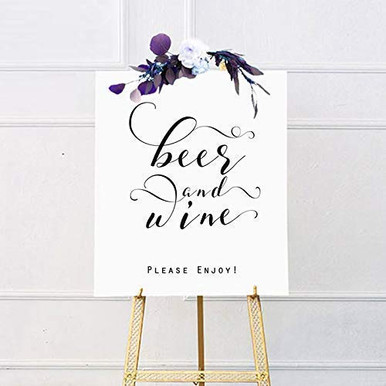 Beer and Wine Sign Wedding Bar Sign Wedding Reception Decor Wedding ...