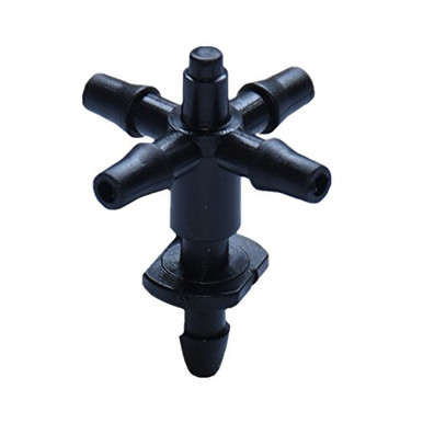 50Pcs Drip irrigation 4 way cross Connector dripper 5 way cross Water ...