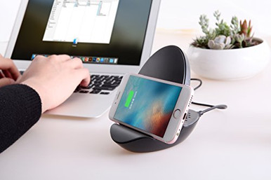 Wireless Charging Smartphone Dock with Built-In Bluetooth Speaker, 10W ...