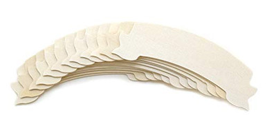 Mini Scroll Banner Wood Cutout Shapes - Natural Unpainted DIY Ready to ...