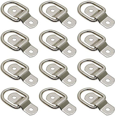BallHull 12 Pack D Ring Tie Down Anchors Lashing Rings 1-4 D-Rings ...