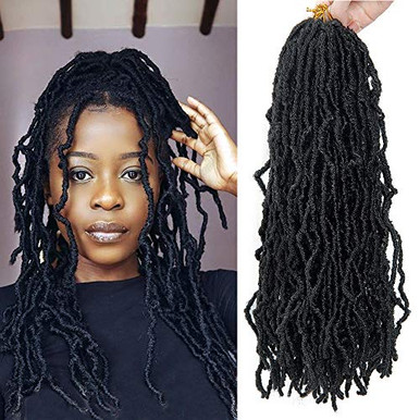 Nu Locs Crochet Hair 18 Inch Faux Locs crochet braid hair crochet hair ...