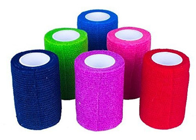 Ever Ready First Aid Self Adherent Cohesive Bandages 4 x 5 Yards - 12 ...