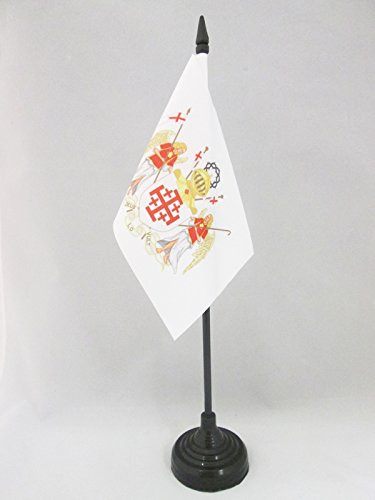 AZ FLAG Equestrian Order of The Holy Sepulchre of Jerusalem Table Flag ...