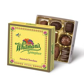 Whitmans Sampler Assorted Chocolates 5 Ounce Box - Warehousesoverstock