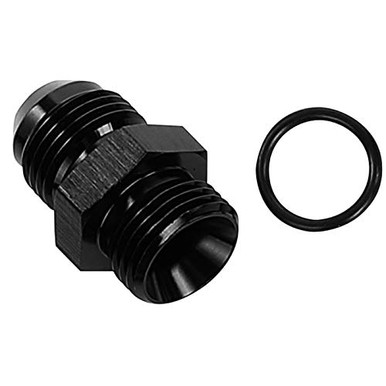 AC PERFORMANCE -8 AN Flare to -6 AN ORB O-ring Boss Port Fitting Black ...