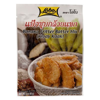 Lobo Banana Fritter Batter Mix Kloay Kaak 85g- -Pack of 3 ...