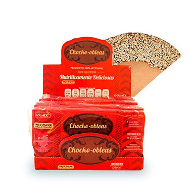 GOLMEX CHOKE-OBLEAS CHOCOLATE AMARANTH WAFERS FILLED WITH CHOCOLATE ...