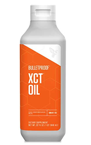 Bulletproof XCT MCT Oil Made with C10 and C8 MCT Oil 32 Oz Amplifies ...