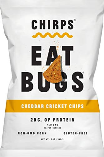 Chirps Cricket Protein Chips Gluten-Free High Protein 5 Oz -Pack of 3 ...