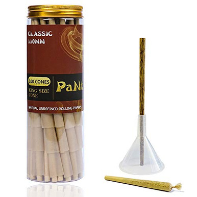 PaNt - 100 Pack 110mm Cones - Classic King Size with Funnel Cone Loader ...